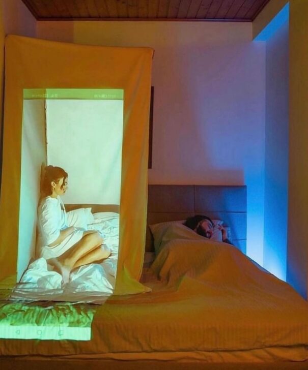 “Ghost” Artist Uses Photo Projections To Highlight Loneliness | DeMilked