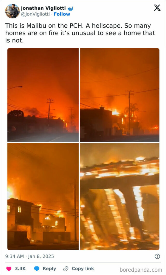 25 Terrifying Photos From LA’s Biggest Firestorm | DeMilked