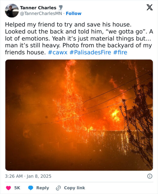 25 Terrifying Photos From LA’s Biggest Firestorm | DeMilked