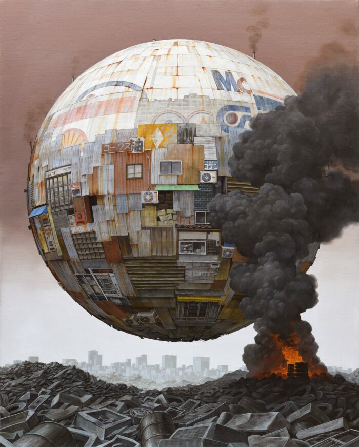 Masakatsu Sashie’s Spheres Hover Over Post-Apocalyptic Landscapes In ...