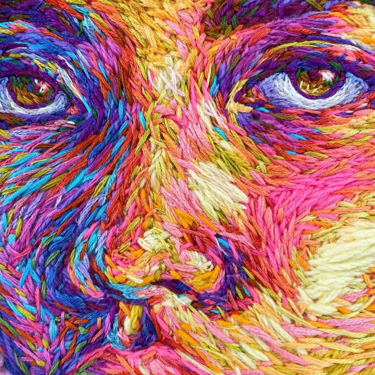 20 Vibrant Embroidery Works by Cape Town-Based Artist Danielle Clough ...