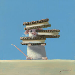 20 Playful Mouse Paintings By Stuart Dunkel That Are Too Cute To Handle ...
