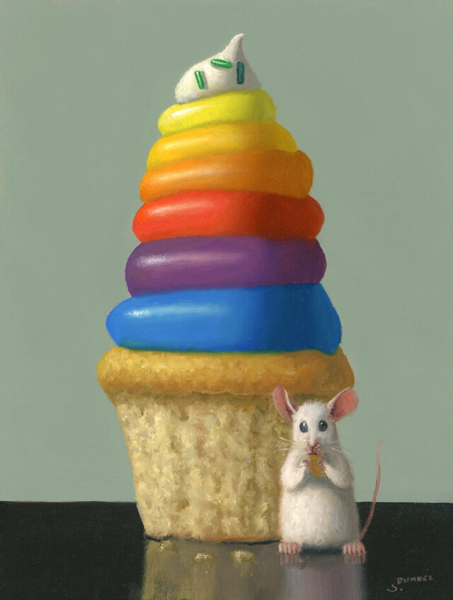 20 Playful Mouse Paintings By Stuart Dunkel That Are Too Cute To Handle ...