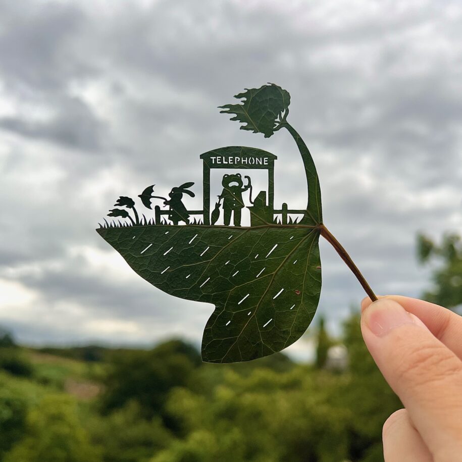 15 Playful And Impressive Leaf Art Designs By Japanese Artist Lito ...