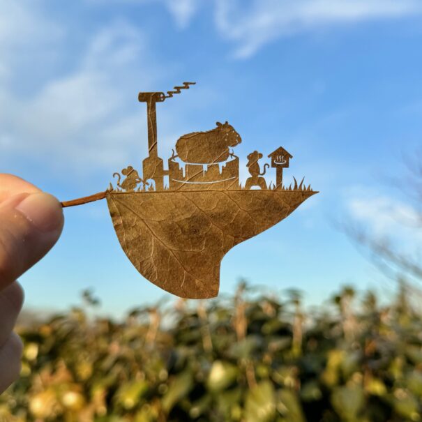 15 Playful And Impressive Leaf Art Designs By Japanese Artist Lito ...