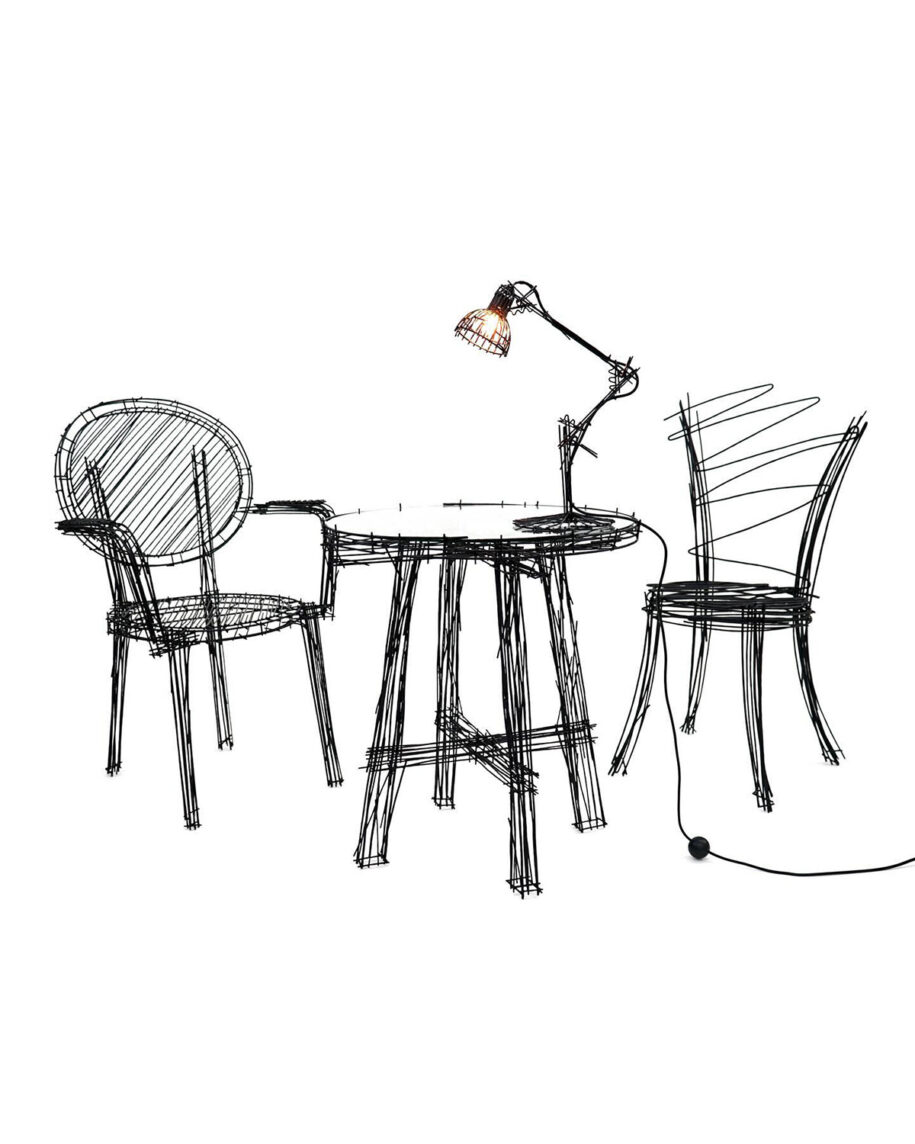22 Wire Furniture Designs That Were Transformed From A Sketch To ...