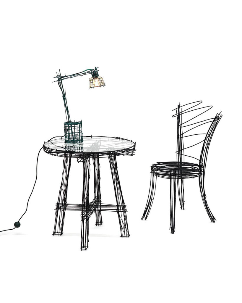 22 Wire Furniture Designs That Were Transformed From A Sketch To ...