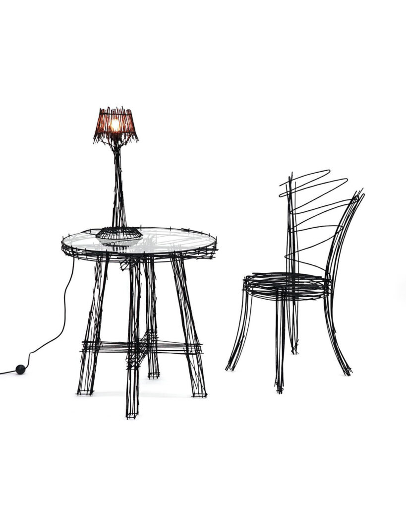 22 Wire Furniture Designs That Were Transformed From A Sketch To ...