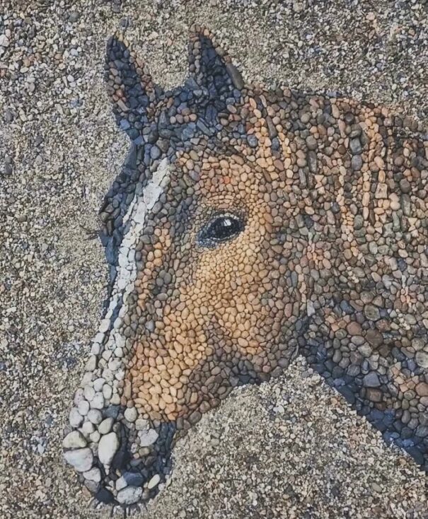 Nature Meets Art: 20 Incredibly Detailed Pebble Mosaics By Justin ...