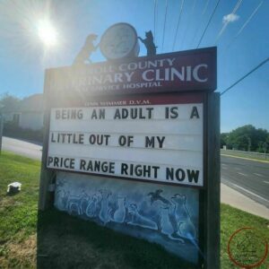 30 Funny Vet Signs To Laugh At While You Take A Paws From Your Hectic ...