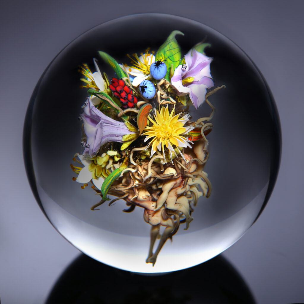 12 Striking Transformations Of Nature Into Translucent Glass Orbs ...