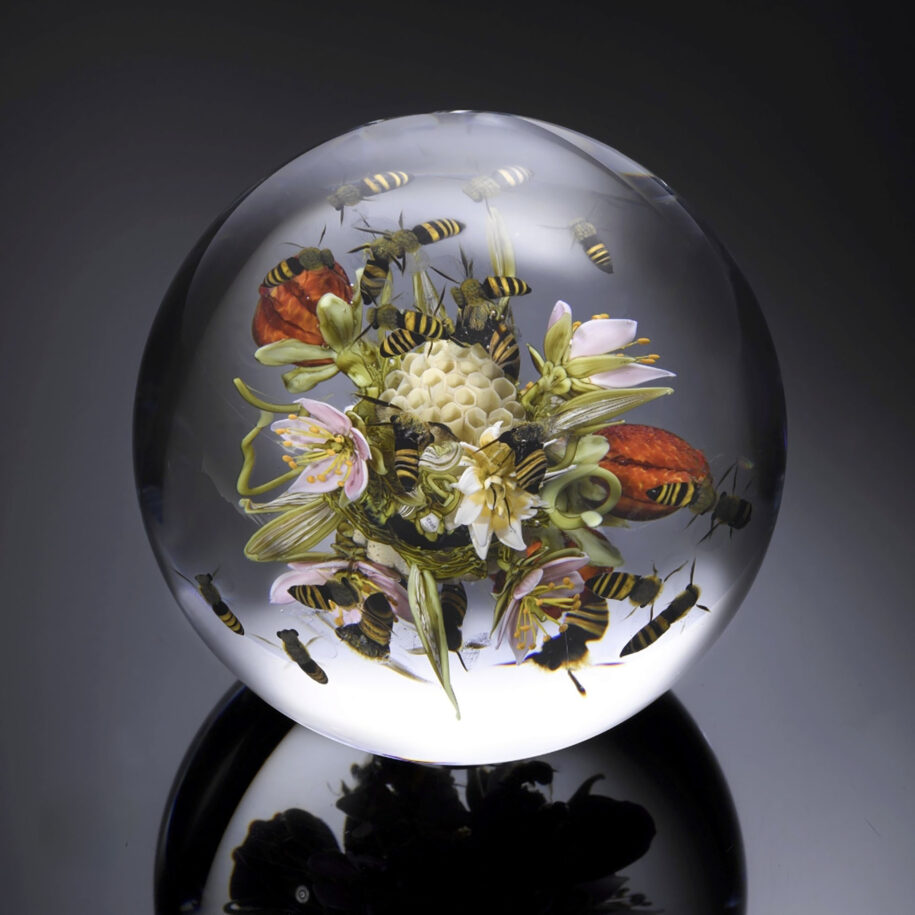 12 Striking Transformations Of Nature Into Translucent Glass Orbs ...