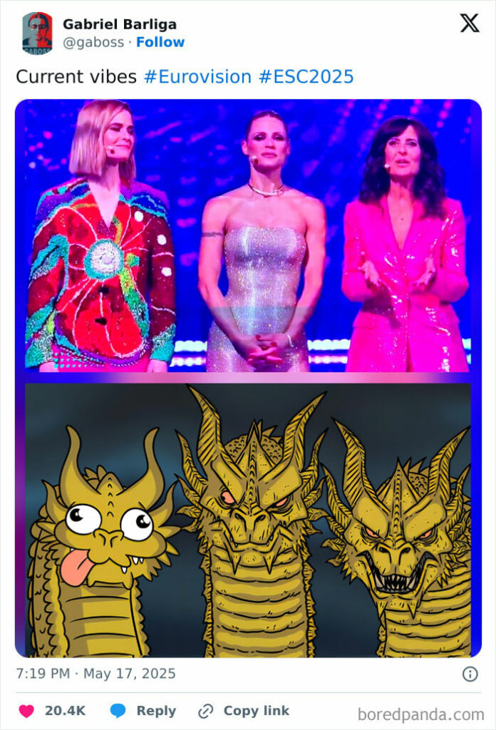 25 Of The Funniest Memes Surrounding The 2025 Eurovision Song Contest ...