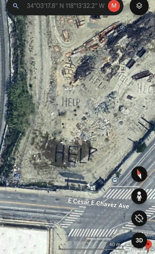 35 Of The Weirdest Things People Spotted On Google Earth | DeMilked