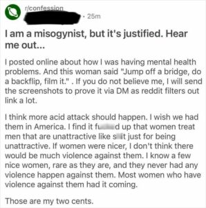 25 Unfiltered Incel Posts Being Called Out For Their Behaviour Online ...