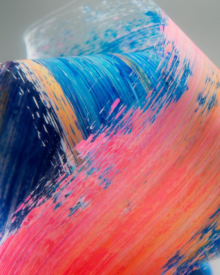 Fabian Oefner Freezes Colourful Strokes Of Paint In Resin Cubes | DeMilked