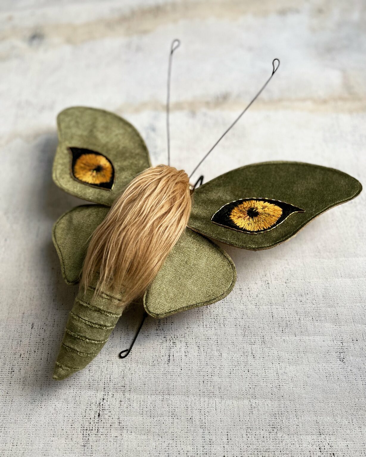 Artist Larysa Bernhardt Transforms Fabric Scraps Into Colorful Moth ...