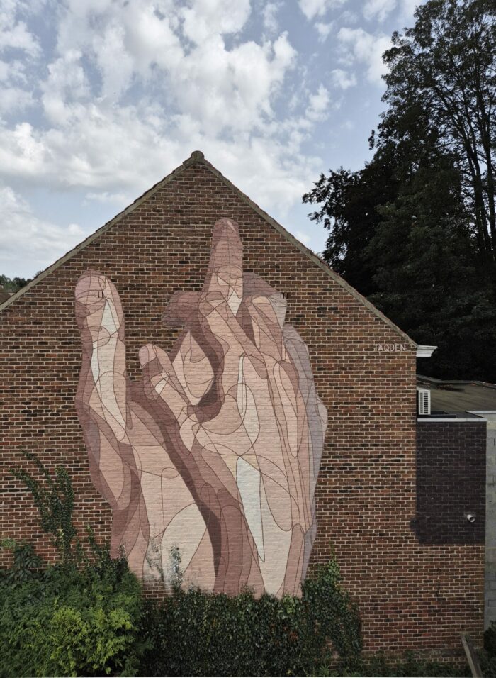 10 Line-Based Murals On Instinct And Human-Nature Flow, By Taquen ...