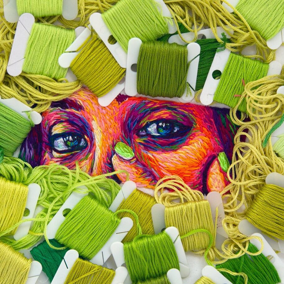 15 Intricate Embroidery Pieces Where Nostalgia Meets Modern Pop Culture ...