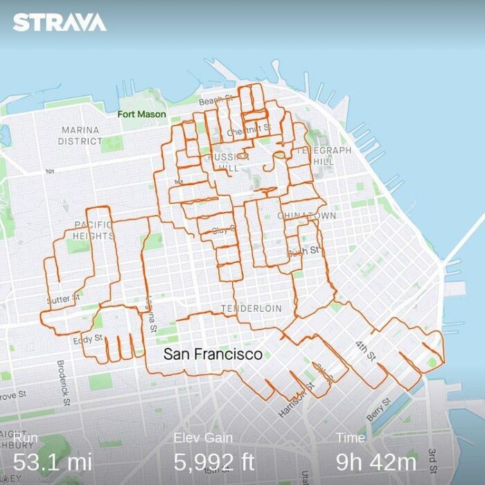 ‘Cardio-Cartographer' Creates Drawings On Maps With His Running Routes ...