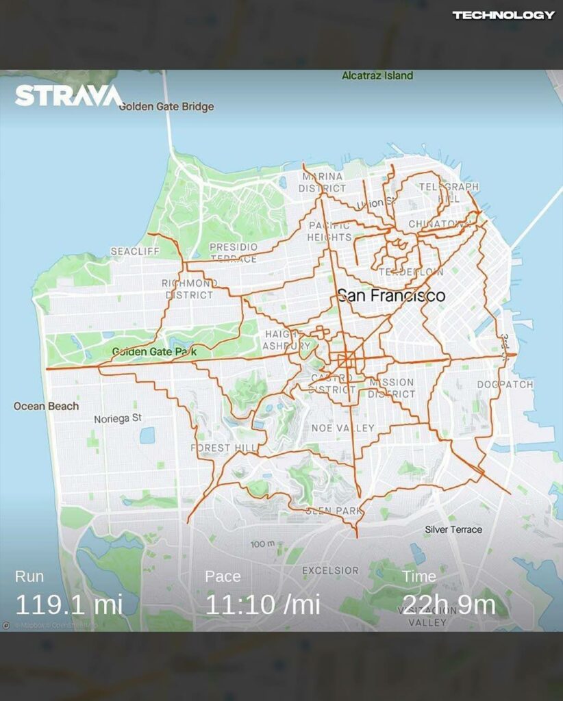 ‘Cardio-Cartographer' Creates Drawings On Maps With His Running Routes ...