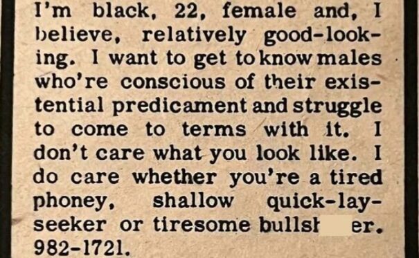 35 Funny Old Newspaper Ads Of People “Looking For Love” | DeMilked