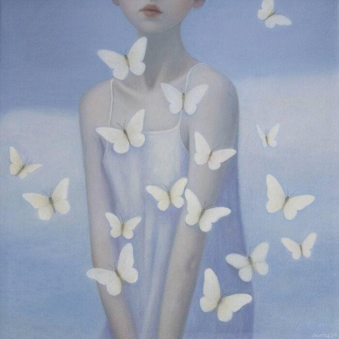 12 Delicate Oil Portraits Reflecting Surreal Innocence By Artist Wenyi ...