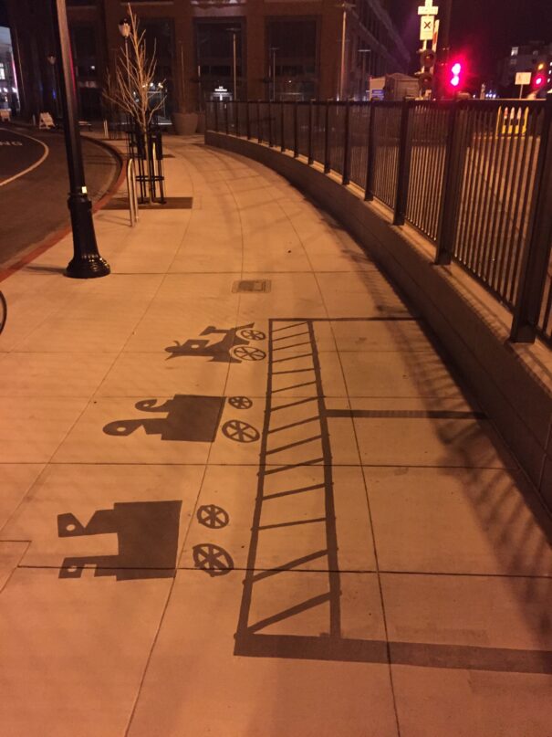 6 Playful Shadow Art Drawings On Sidewalks By Damon Belanger | DeMilked