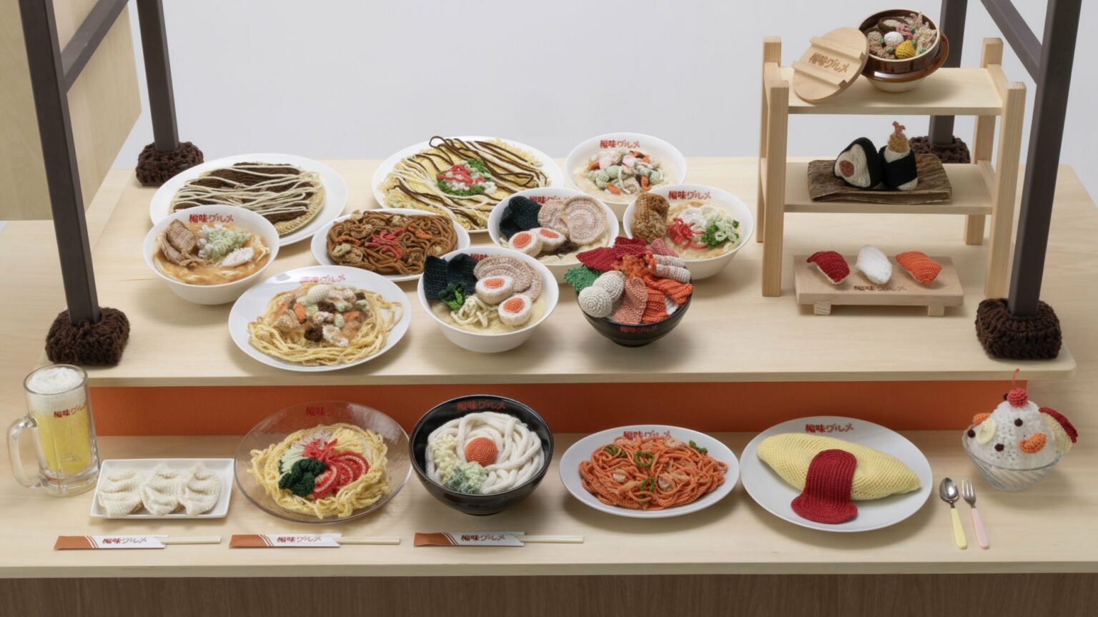 Japanese Artist Crochets Yarn Into Sushi, Ramen, Omurice And More ...