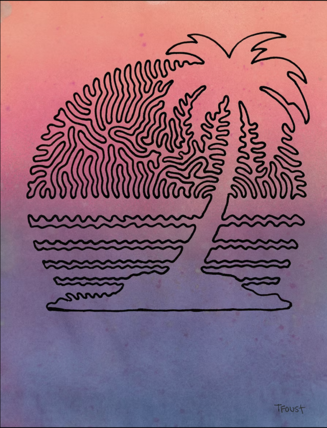 Artist Challenges Viewers To Find The Hidden Images Inside His One-Line ...