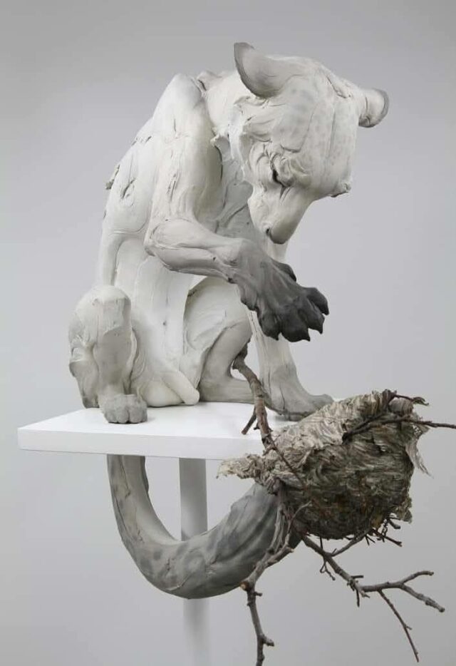 15 Large-Scale Clay Sculptures Of Expressive Animals By Beth Cavener ...