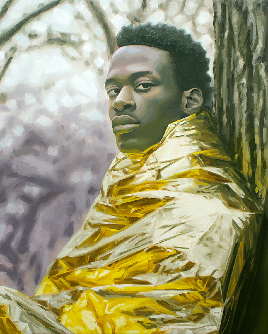 Light Gleams Off Shiny Blankets Wrapping David Rice’s Subjects In ...
