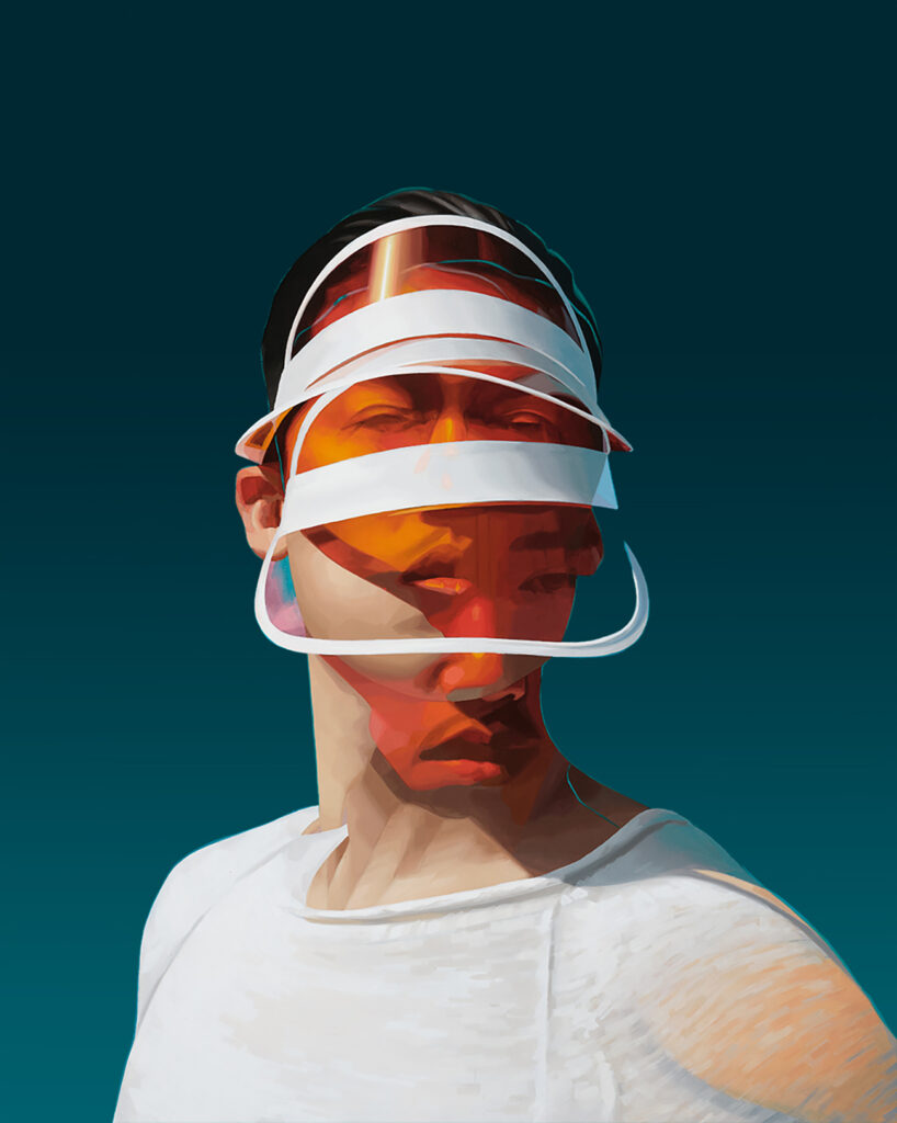 Light Gleams Off Shiny Blankets Wrapping David Rice’s Subjects In ...