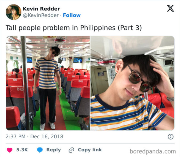 25 Photos Highlighting The Funniest Problems Tall-People Face | DeMilked